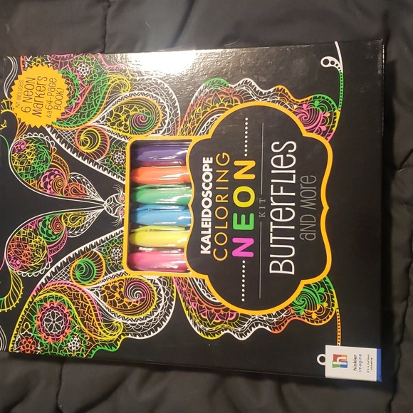 Other | Nwt Neon Coloring Kit | Poshmark